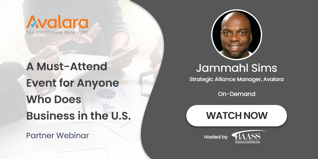 A Must-Attend Event for Anyone Who Does Business in the U.S. | Avalara ...