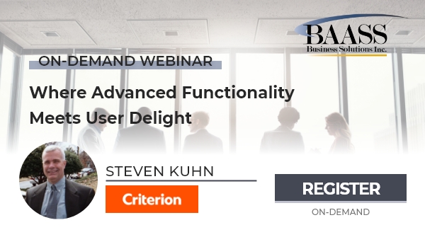 Webinar: Where advanced functionality meets user delight | Criterion HCM